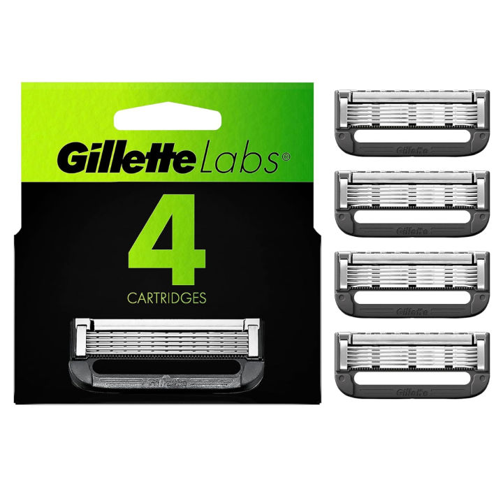 Gillette Labs Mens Razor Blade Refills Compatible with Gillette Labs ...