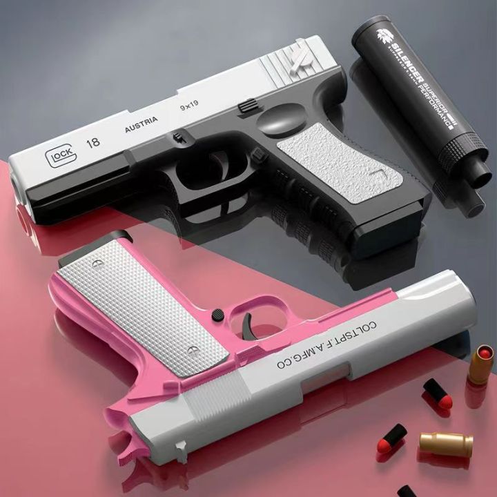 Glock soft-shell gun for children's toy gunner's small gun m1911 model ...