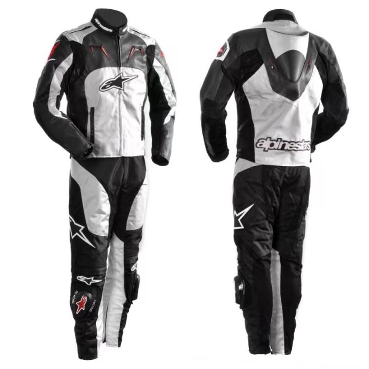 Four season motorcycle riding suit, hump protector, fall proof racing ...