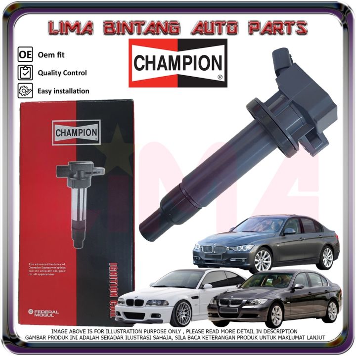 Bmw 3 Series E46 E90 F30 Ignition Coils , Plug Coil CHAMPION *Original ...