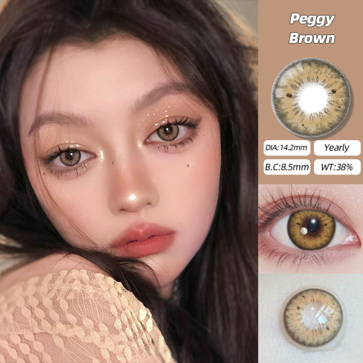 [New Arrival】Mrs.H Fashion Natural Black Gray Brown Colored Contact ...