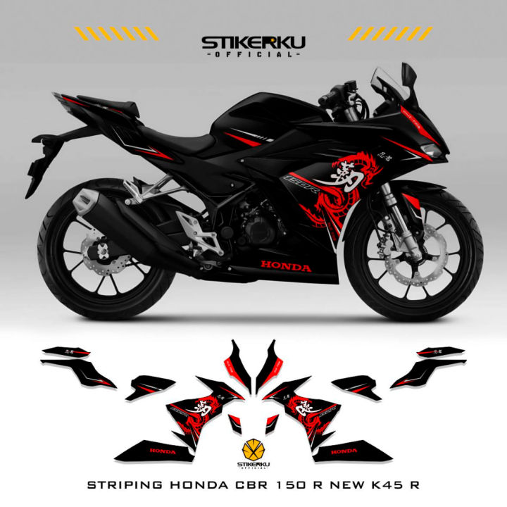STRIPING CBR150R K45R / MOTIF 6 / CBR 150R / STICKER / STIKER MOTOR / VARIASI / LIST MOTOR ...