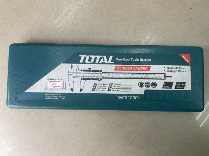 Total เวอร์เนียร์เหล็ก Vernier ขนาด 8 นิ้ว รุ่น TMT312001 ของแท้ พร้อม ...