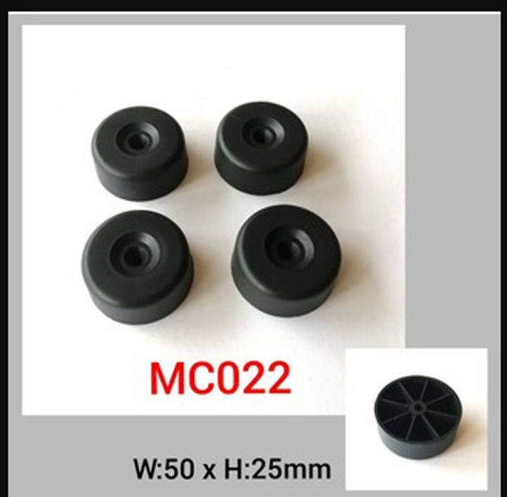 4Pcs Plastic Round Leg for Sofa Table Chair Desk Cabinet Feet Floor ...