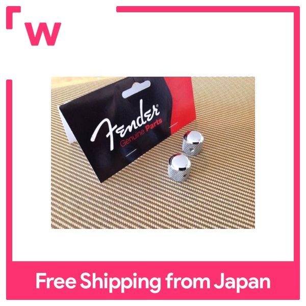 Fender USA อะไหล่แท้ Fender Telecaster Precision Bass Dome Knobs (Chome ...