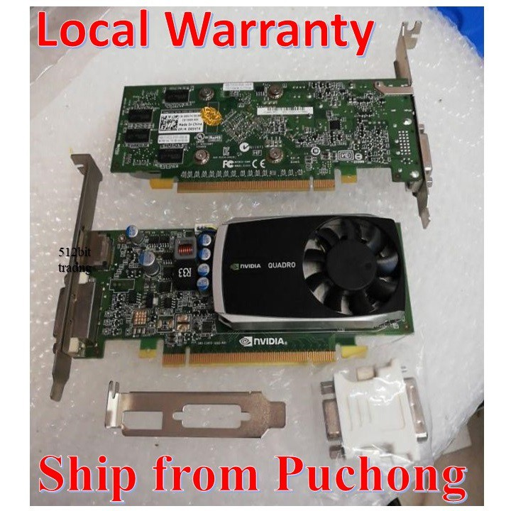 Nvidia Quadro 600 1G DDR3 128bit professional graphic card.(USED) | Lazada
