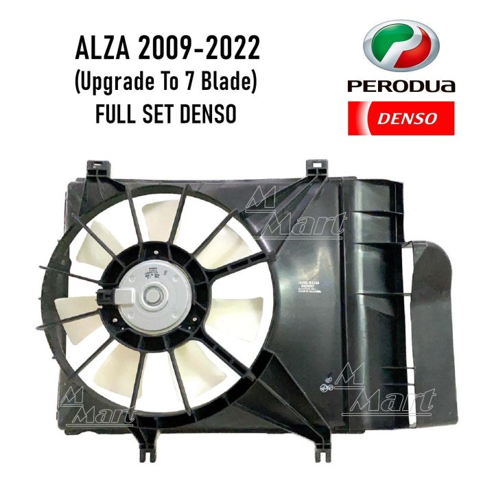 Perodua Alza 2009-2019 (Upgrade 7 Blade) Air Cond Fan Assembly Kipas ...