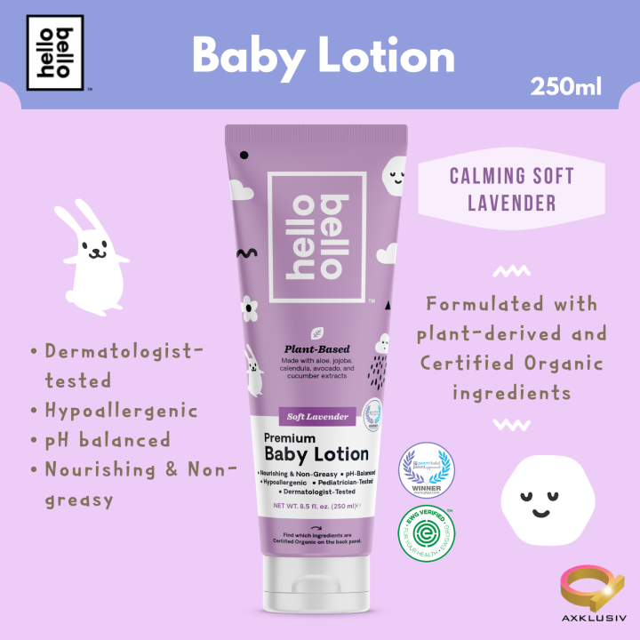 HELLO BELLO Premium Baby Lotion - Calming Lavender 250ML | Lazada Singapore