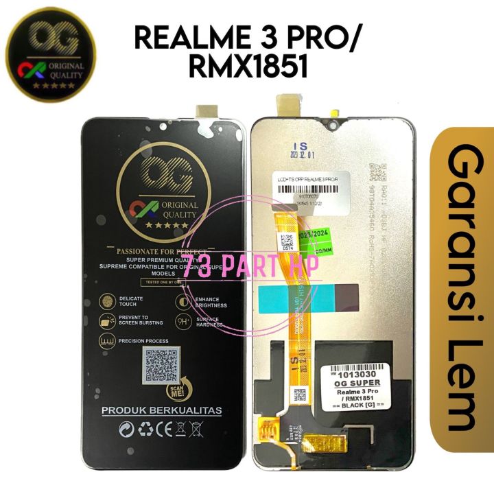 ORIGINAL SUPER OG - LCD Touchscreen Fullset Realme 3 Pro / RMX1851 / Realme X Lite - GARANSI LEM ...