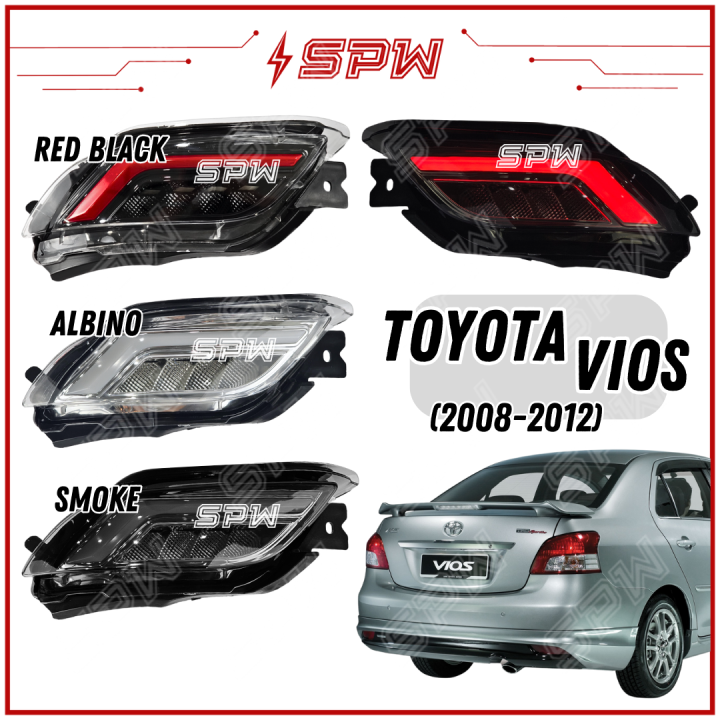Toyota Vios (2008 to 2012)(L-Design) Rear Bumper Reflector (2 in 1 ...