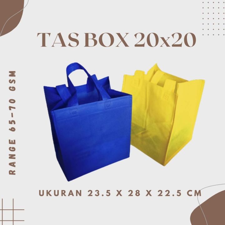 Tas Kain Box ukuran 20x20 | Lazada Indonesia