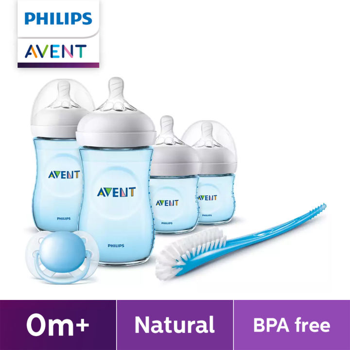Philips AVENT Natural Newborn Starter Set Blue | Lazada PH
