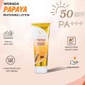 WORADA Whitening X10 SPF 50 PA+++ Papaya Lotion Gluta Acid And Papaya ...