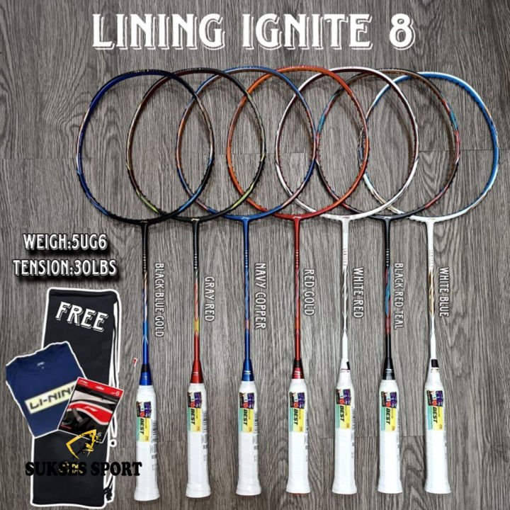 Raket Lining Ignite 8 Original Badminton Bulutangkis | Lazada Indonesia