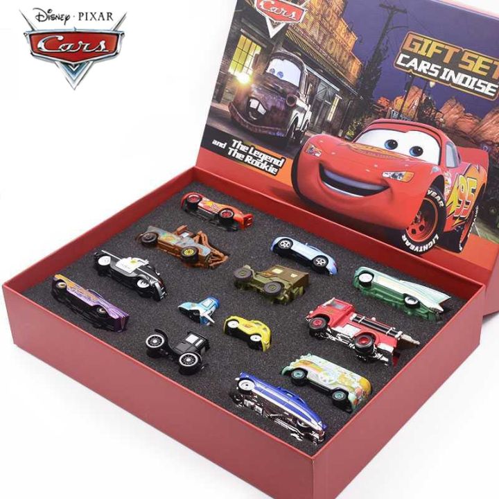 Disney Pixar Cars Model Toy Gifts Box Set Lightning Mcqueen Mater Chick ...