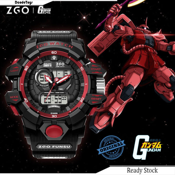 Zaku Original Genuine ZGO gundam Sports Watch Unisex Collection student ...