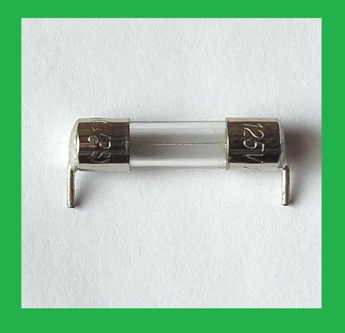 QTY 10 Pcs fuse kaca kecil 2A 5 x 20 mm dengan kaki kawat tancap PCB ...