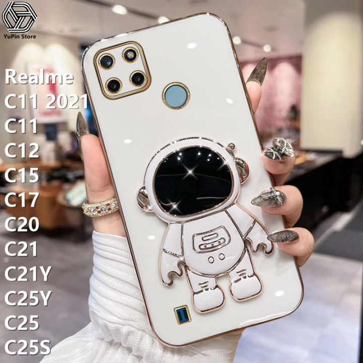 YuPin Astronaut Phone Case For Realme C11 / C12 / C15 / C17 / C2 / C20 / C21 / C21Y / C25Y / C25 ...