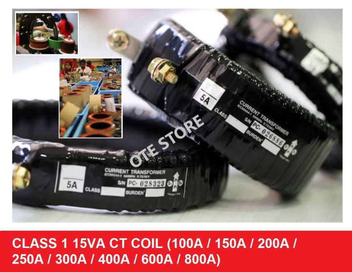 CLASS 1 15VA CURRENT TRANSFORMER CT COIL(100A / 150A / 200A / 250A ...