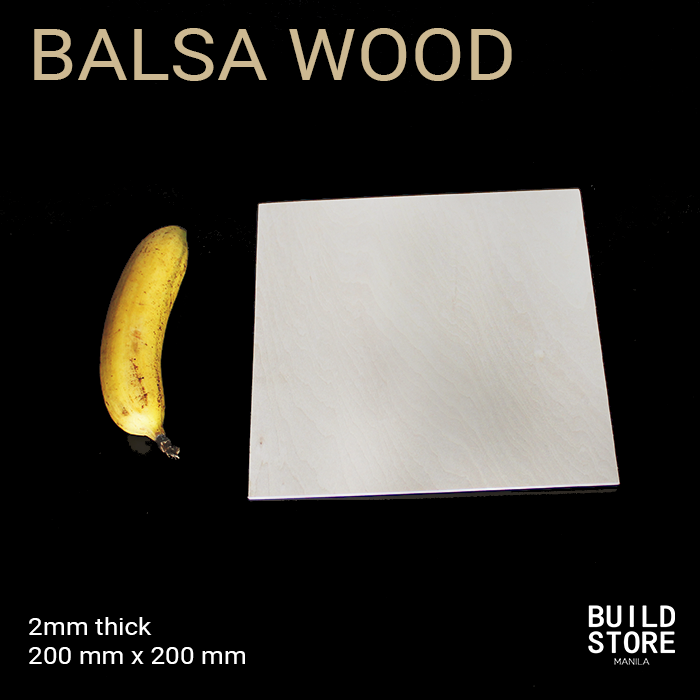 Balsa Wood 2mm x 200mm x 200mm For House Ship Craft Model DIY Balsa ...