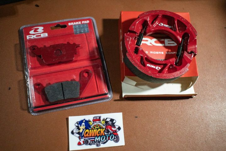 RCB Brake Pads and Shoe (Aerox/Mio i125/Gravis/Fino/Sporty/Mio Soul ...
