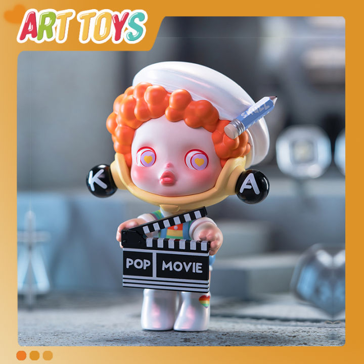 【Genuine】Popmart SKULLPANDA Action Cut Series Clear Figure | Lazada.co.th