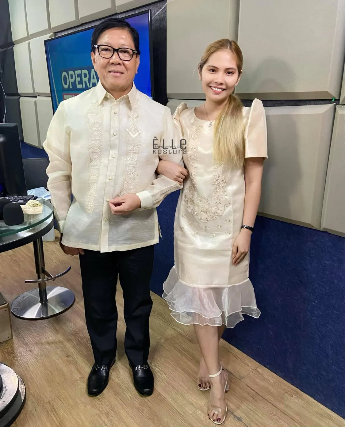 Modern Filipiniana Barong Dress Embroidered | Lazada PH