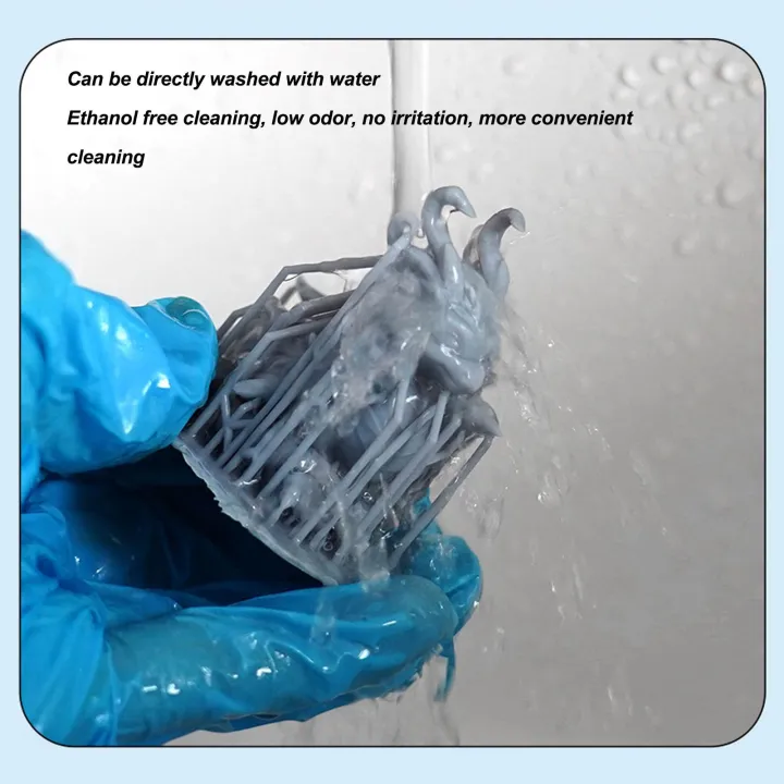 Curing Resin Glossy Black Clean Burning Casting Resin for 3D Printers ...