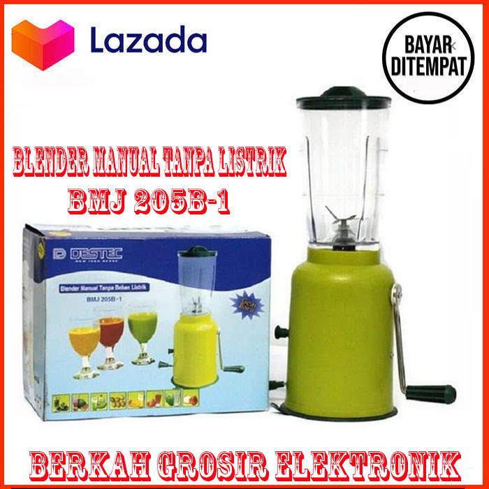 Destec Blender Manual Tanpa Beban Listrik | Lazada Indonesia