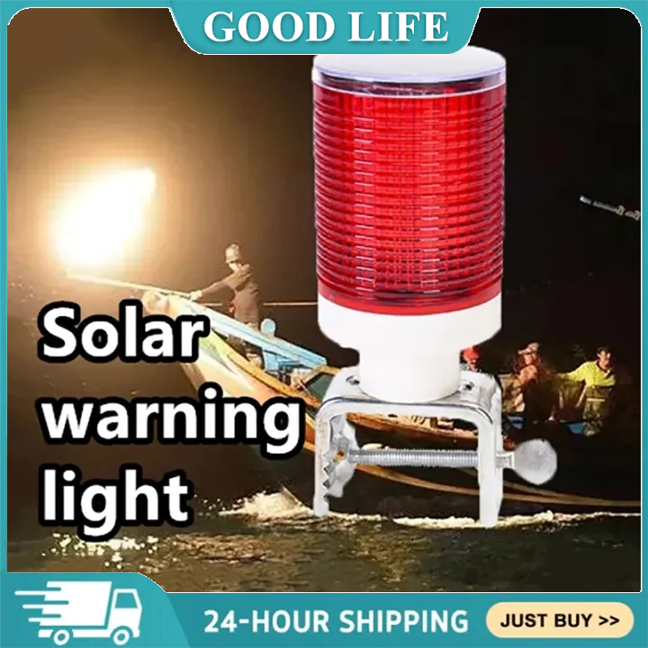 [Low Price] Solar LED traffic safety warning light Road construction ...