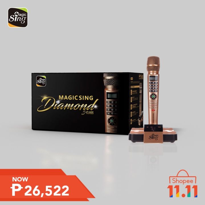 Magic Sing Diamond S-Class WiFi Series 2 Wireless Microphones | Lazada PH
