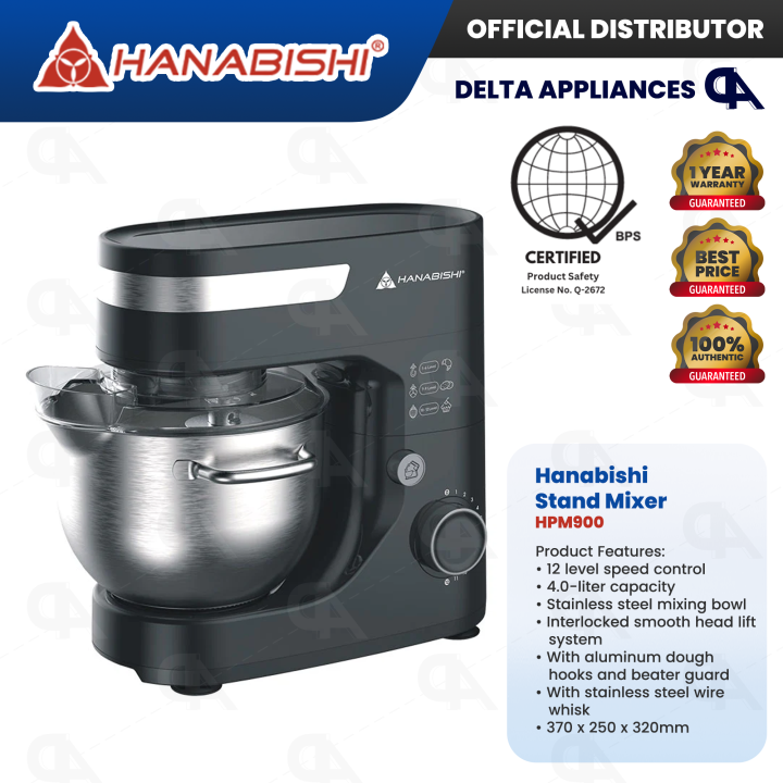 Hanabishi HPM 900 Professional Mixer 4L | Lazada PH