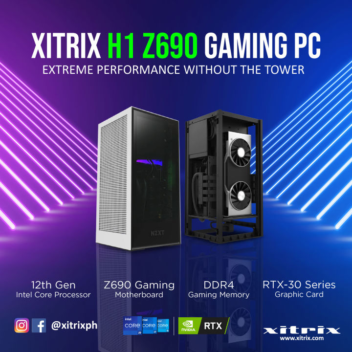 Xitrix H1-Z690 DDR4 ITX Gaming PC 2023 ( Up to 12th Gen Core i9 ...