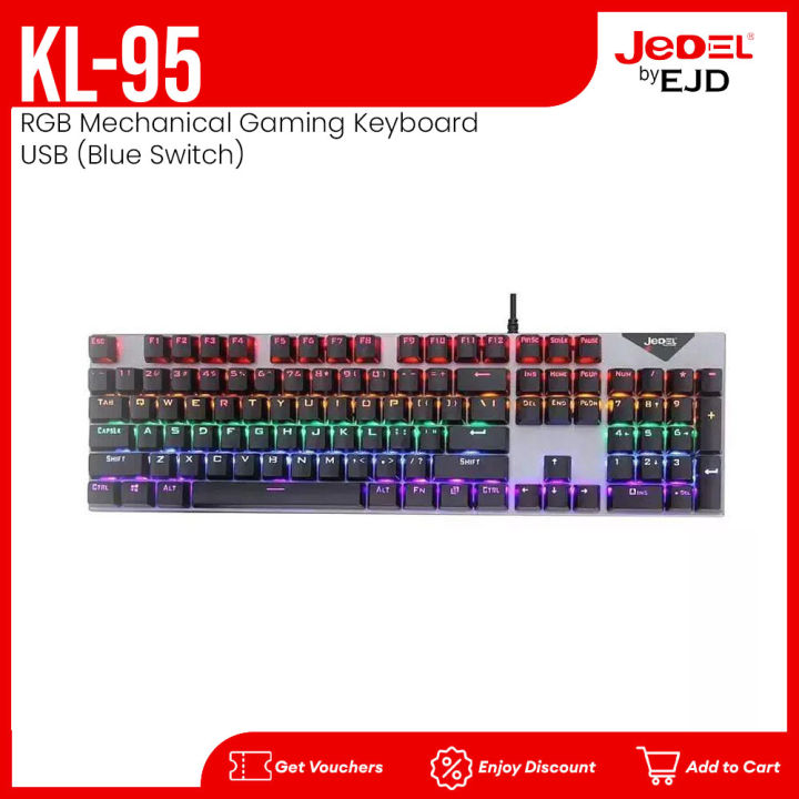 Jedel KL-95 RGB MECHANICAL GAMING KEYBOARD USB (BLUE SWITCH) Jedel by ...