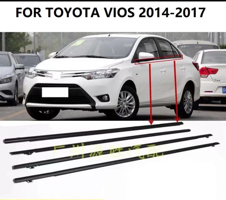 1set TOYOTA VIOS 2014 2015 2016 2017 Weatherstrip Window Seal , Car ...