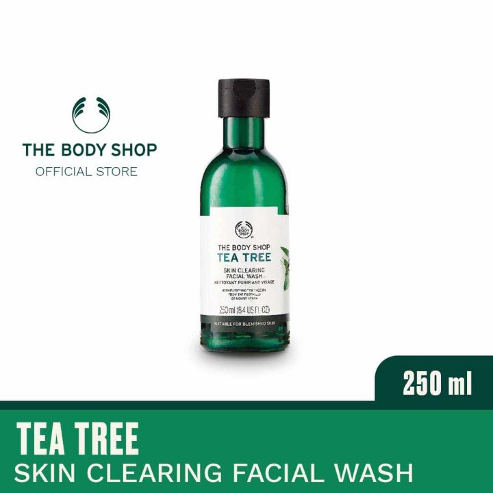 The Body Shop Tea Tree Facial Wash (250ml) | Lazada PH