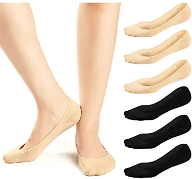 12 Pairs Lady Foot Socks Black and Skintone | Lazada PH