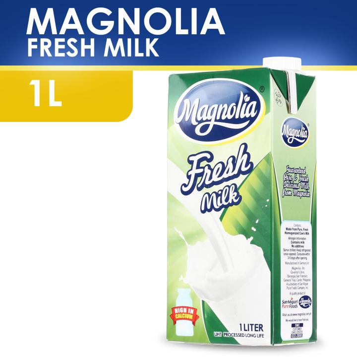 MAGNOLIA Fresh Milk 1L 100% Fresh Cow's Milk, High in Calcium | Lazada PH