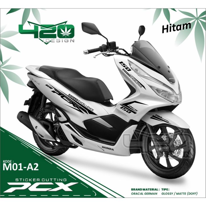 CUTTING STICKER PCX 150 - STRIPING STICKER PCX PCX 150 TAHUN 2017 ...