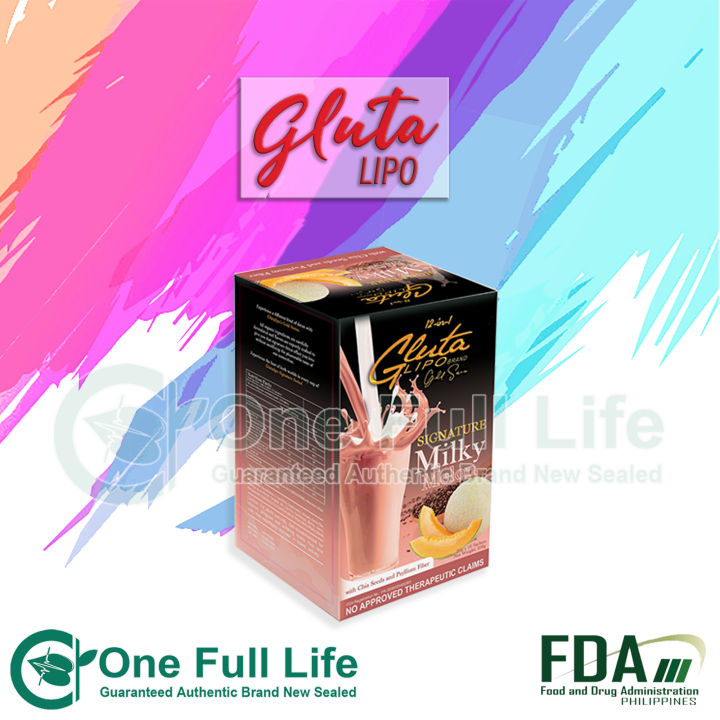 Gluta Lipo GlutaLipo Gold Series Signature MILKY MELON 1 Box | Lazada PH