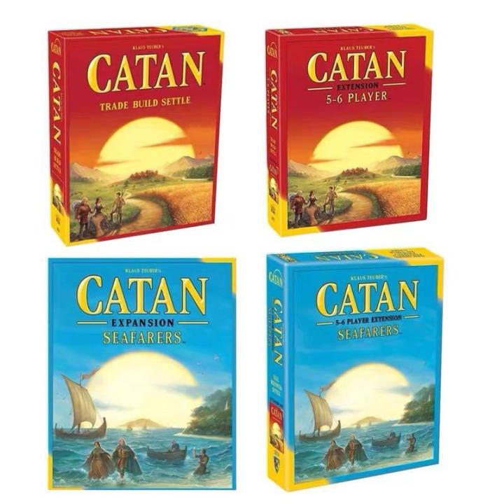 Catan The Board Games + Extension Games Family Party Board Games | Lazada