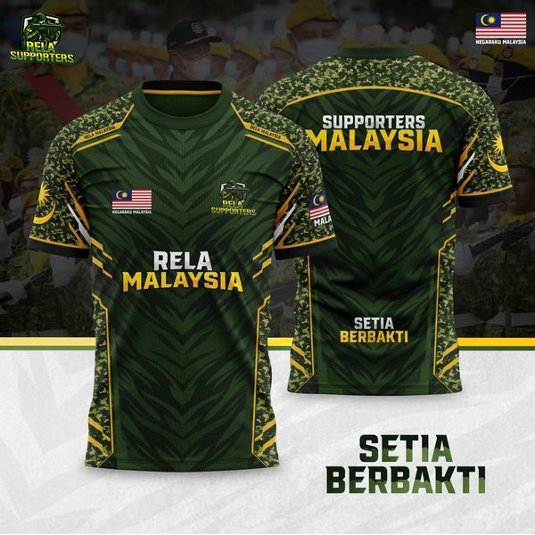 2024-2025 New Hot RELA Malaysia Custom Force Front Merdeka High Quality ...