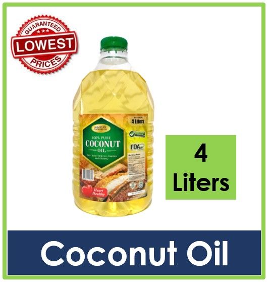 Pure Coconut Cooking Oil (4 Liters) | Lazada PH