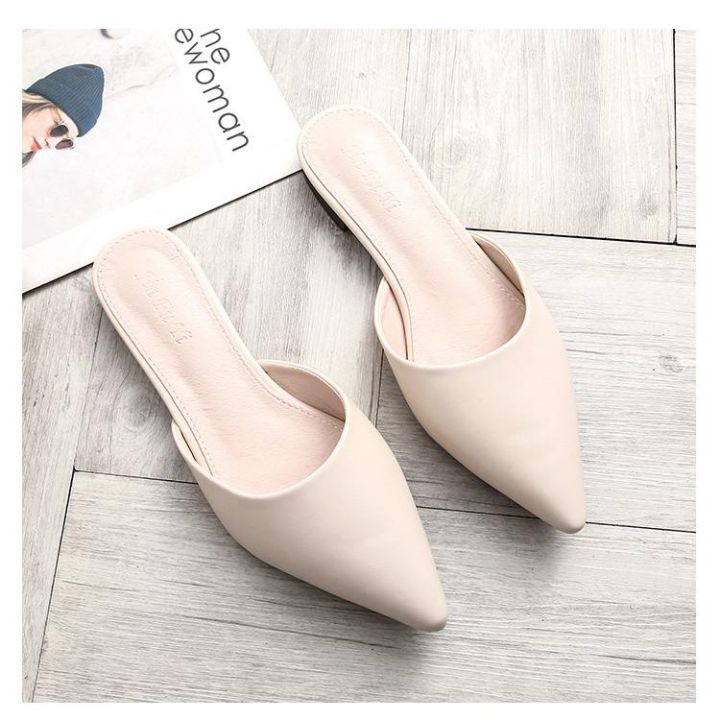 FACAI130Lady Pointed Mules In 3 Colors Light And Super Pretty 104 ...