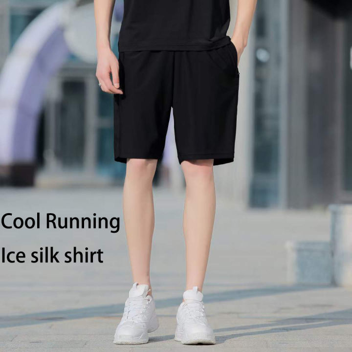 PERIDA 543 Ice Silk Shorts Below the knee Quick drying pants for Sports ...