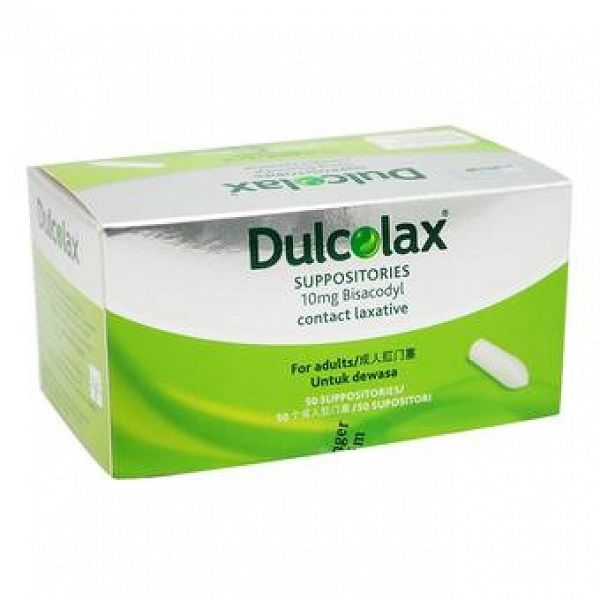 Dulcolax Bisacodyl Laxative 5 mg 1 Piece Suppository | Lazada PH