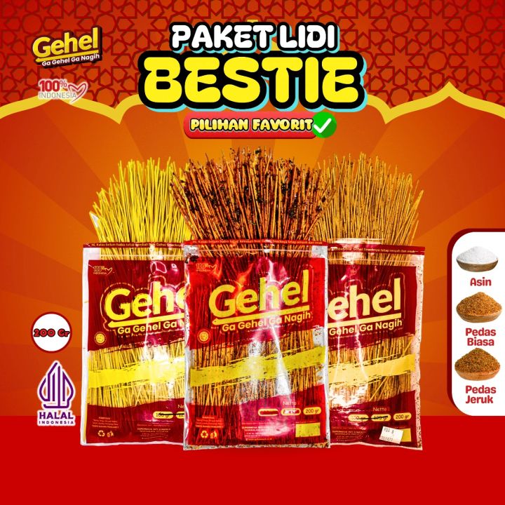 Gehel Lidi Bestie - Makanan Ringan | Lazada Indonesia
