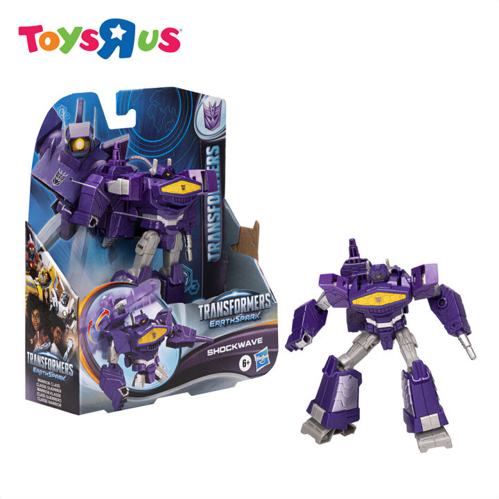 Transformers Earthspark Warrior Class 5-Inch Action Figure - Shockwave ...