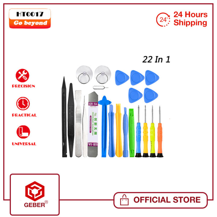 GEBER 22 in 1 Mobile Phone Repair Tools Kit Spudger Pry Opening ...