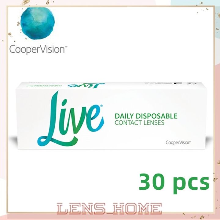 Cooper Vision Live 1 day daily disposable contact lens (30pcs) | Lazada